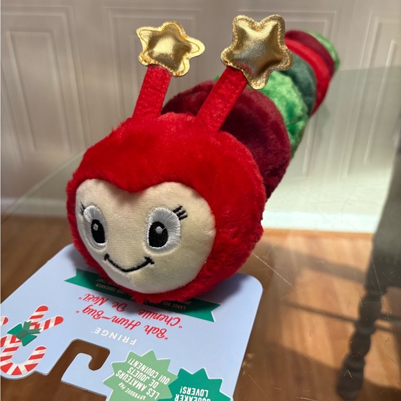 Fringe Studio | Dog | Fringe Christmas Long Caterpillar 4 Squeakers ...